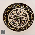 Albert Wainwright - Castleford Peasant Pottery - A shallow circular ...