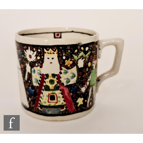 Albert Wainwright - Castleford Peasant Pottery - A hand painted mug ...