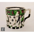 Albert Wainwright - Castleford Peasant Pottery - A hand painted mug ...