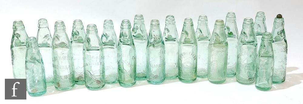 A collection of nineteen Black Country and West Midlands Codd bottles ...