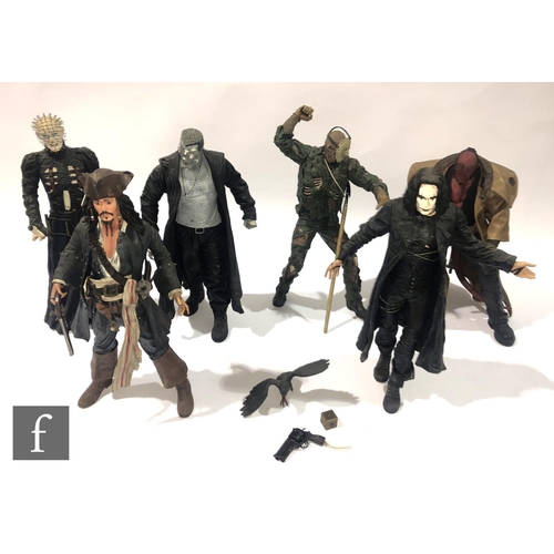 Six NECA 18 inch motion activated action figures, comprising Friday the ...