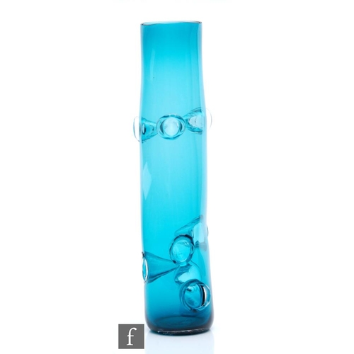 Louis Thompson - A large contemporary studio glass vase of cylindrical ...