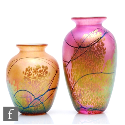 Richard P. Golding - Okra - A contemporary studio glass vase in the ...