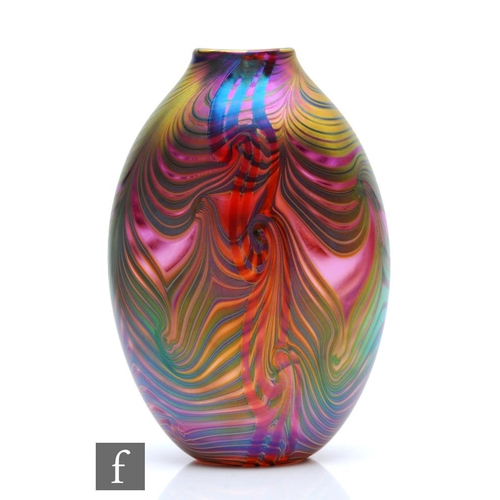 Richard P. Golding - Okra - A contemporary studio glass vase in the ...