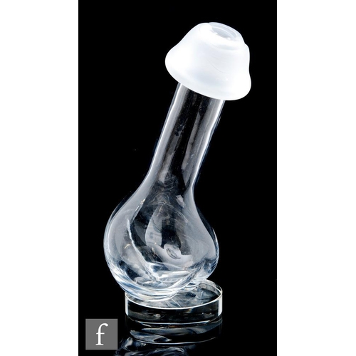 A later 20th Century Webb Corbett novelty decanter of phallic form, all ...