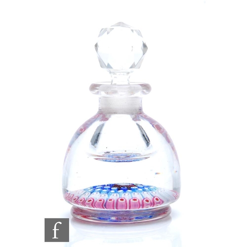 An Arculus small glass inkwell, of footed domed form, internally ...