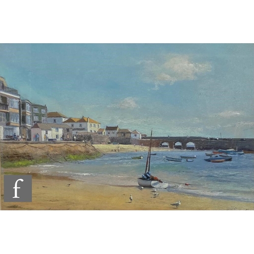 KEN SIEBERT (20TH CENTURY) - 'St. Ives, Cornwall', pastel drawing ...