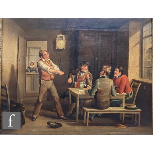 GEORGE WALLIS, FSA (1811–1891) - 'Unfair Play', oil on canvas, signed ...