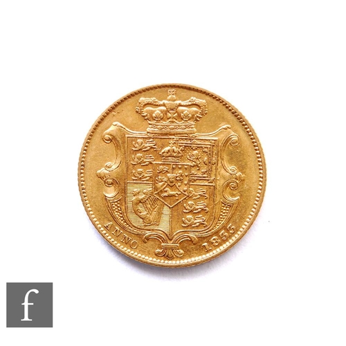William IV (1830-1837) - A sovereign, 1833, second bare head facing ...