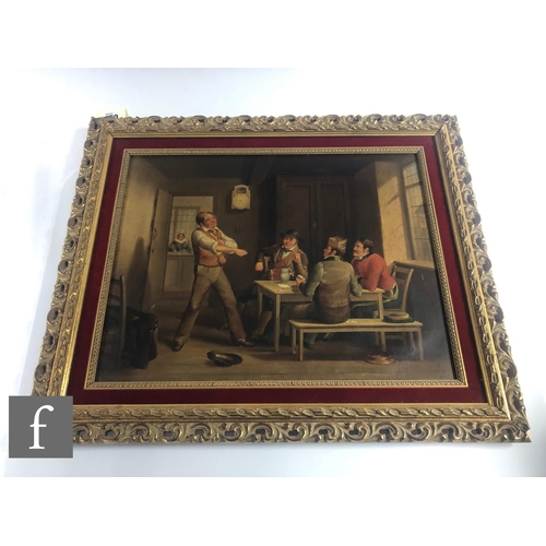 GEORGE WALLIS, FSA (1811–1891) - 'Unfair Play', oil on canvas, signed ...