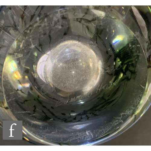 Edward Hald - Orrefors - A post war Fish Graal glass vase circa 1950 ...