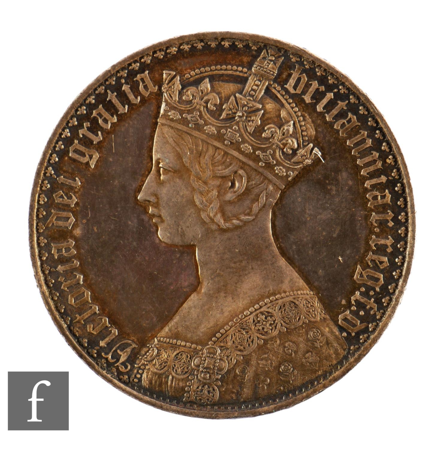 Victoria - A Gothic crown, 1847, MDCCCXLVII, bust facing left, legend ...