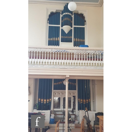 A late 19th Century full size church pipe organ built by Peter Conacher ...