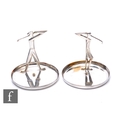 Franz Hagenauer - Werkstätte Hagenauer Wien - A pair of Austrian mid ...