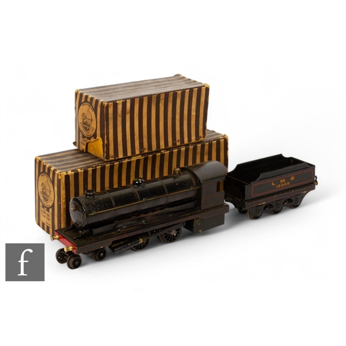 A Bowman Models O Gauge live steam black LMS 13000 locomotive and ...