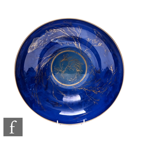 A Royal Worcester Sabrina Ware bowl, circa 1925, of circular form, the ...