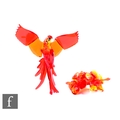 Martin Zendron for Swarovski Crystal Paradise, 'Red Parrots', model no ...