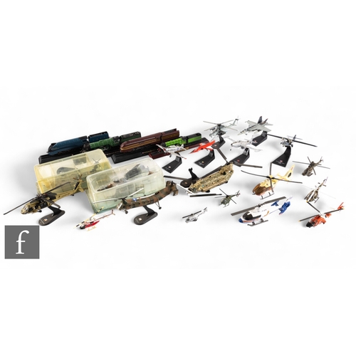 A collection of assorted diecast and model aircraft, mostly by Amer ...