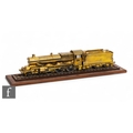 An O gauge brass model of a 4-6-0 BR Castle Class 'Spitfire' locomotive ...