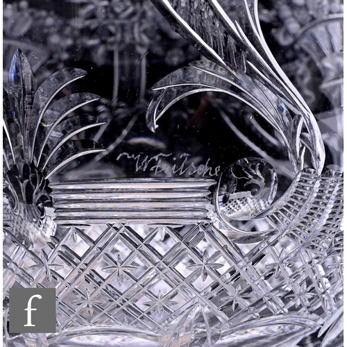 William Fritsche - Thomas Webb & Sons - A large late 19th to early 20th ...