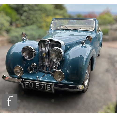 A 1949 triumph Triumph Roadster, with 2088cc Triumph Vanguard engine ...