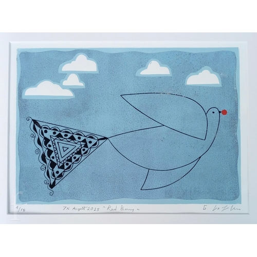 Giuliana Lazzerini (Contemporary Italian painter and printmaker) - 'Red ...