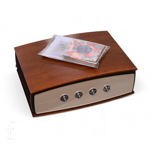 A PYE model 1005 Record player, featuring a Stereophonic projection ...