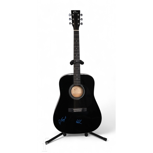 Steely Dan (Donald Fagan and Walter Becker) - A signed guitar, signed ...