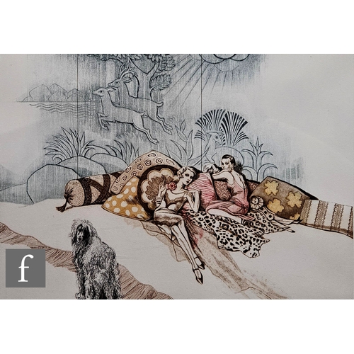 Frank Martin (1921-2005) - 'Sèvres Babylone', coloured etching with ...