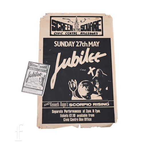 Jubilee - A film poster for 1978 cult dystopian London punk film ...