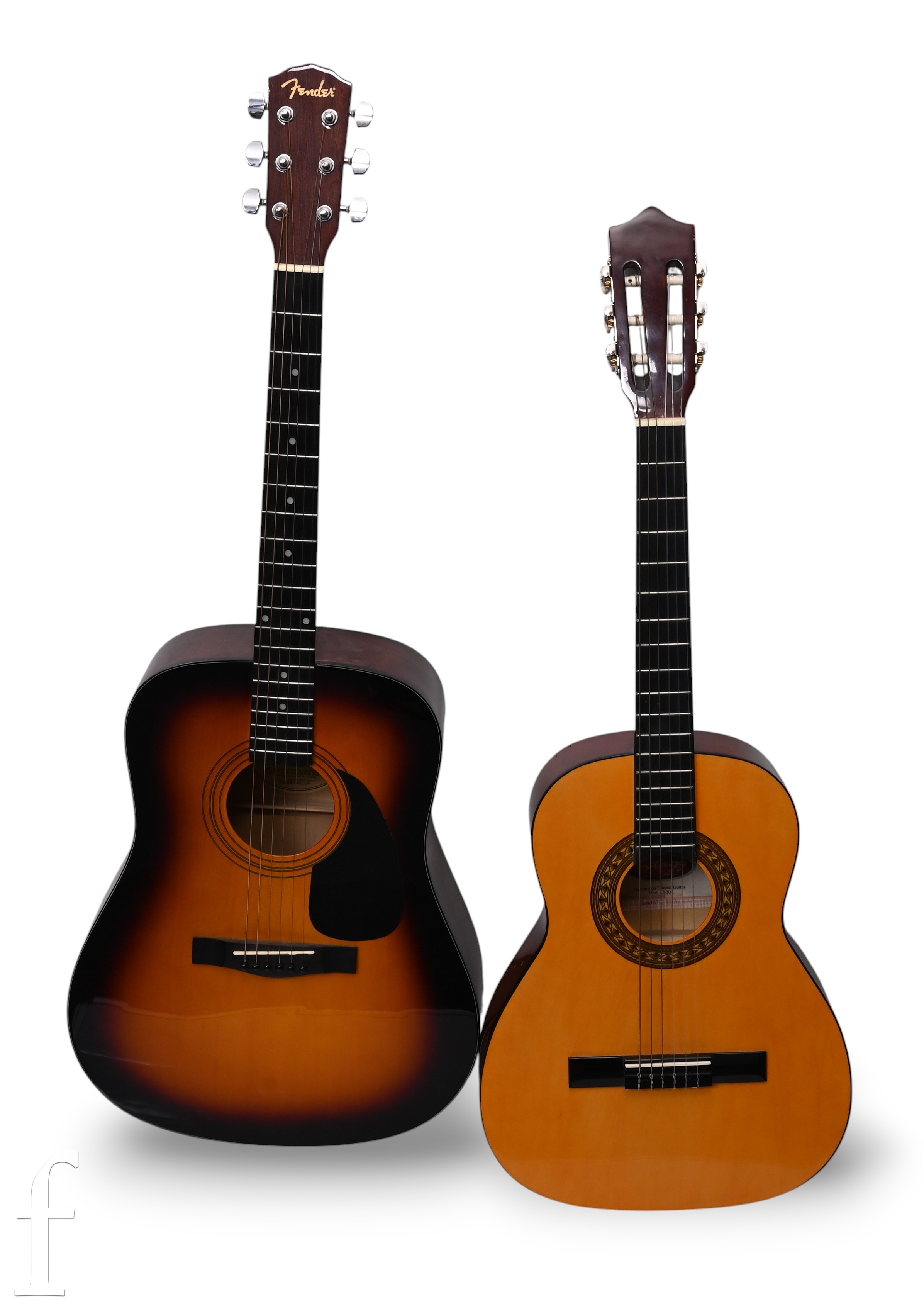 A Fender Dreadnought DG5 SBST accoustic guitar, in sunburst finish ...