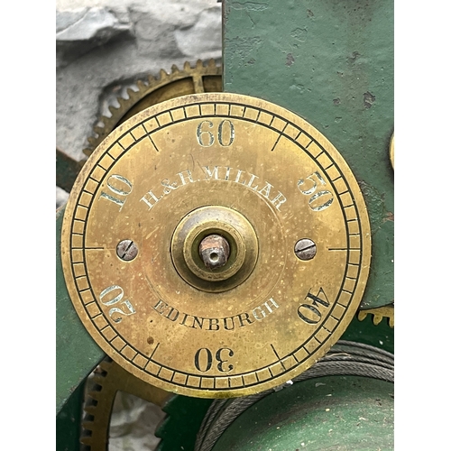 H & H Millar Tower Clock Works Mounted on Stand (Works 78 cm W x 78 cm ...