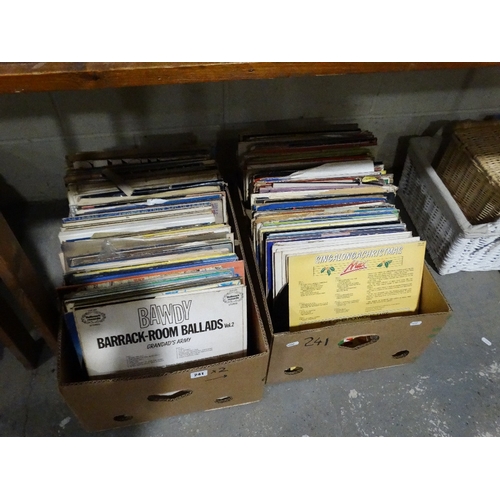 Two Boxes Of Records