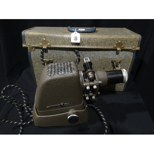 A Cased Vintage Film Projector