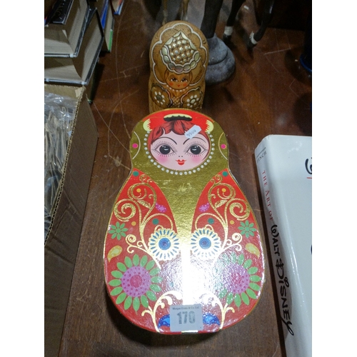 A Russian Doll Set & Similar Box