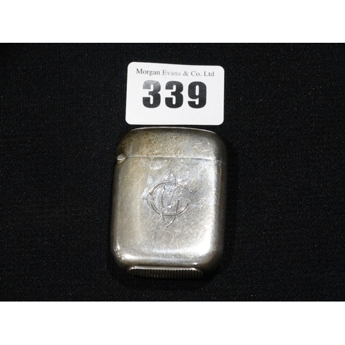 A Silver Sampson Mordan Chester Hallmark Vesta Case