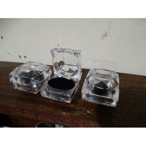 A Bag Of Perspex Ring Boxes