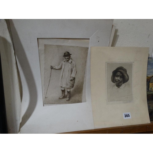 A Group Of Pencil Signed Etchings By F.H Swoffer