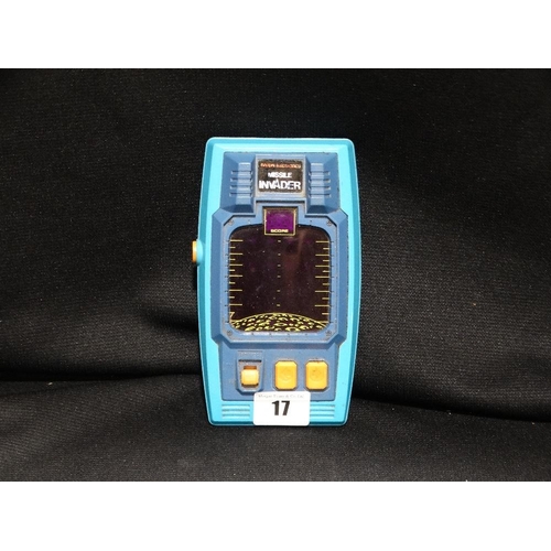 A Retro Bandai Electronics Missile Invader Hand Held Game
