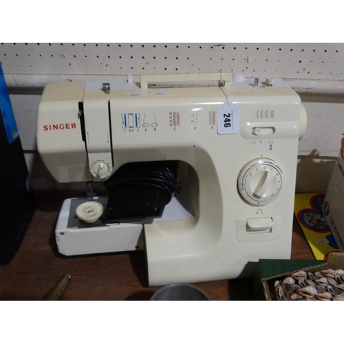 A Singer Electric Sewing Machine