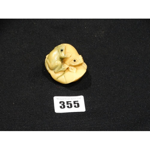 A Frog Netsuke