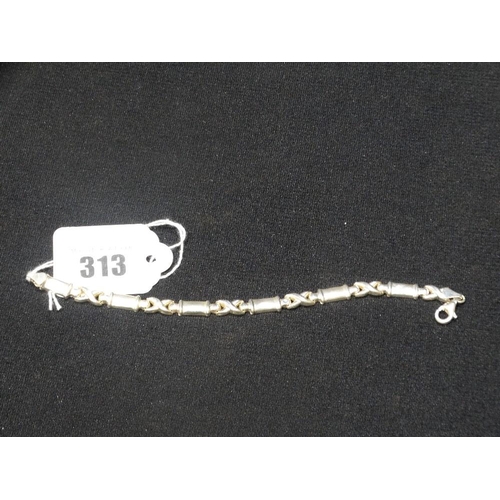 A Silver Link Bracelet