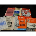 A Folder Of Vintage Football Matchday Programmes