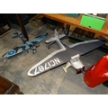 A Model Remote Control Spitfire, Together With A Similar Prop Plane