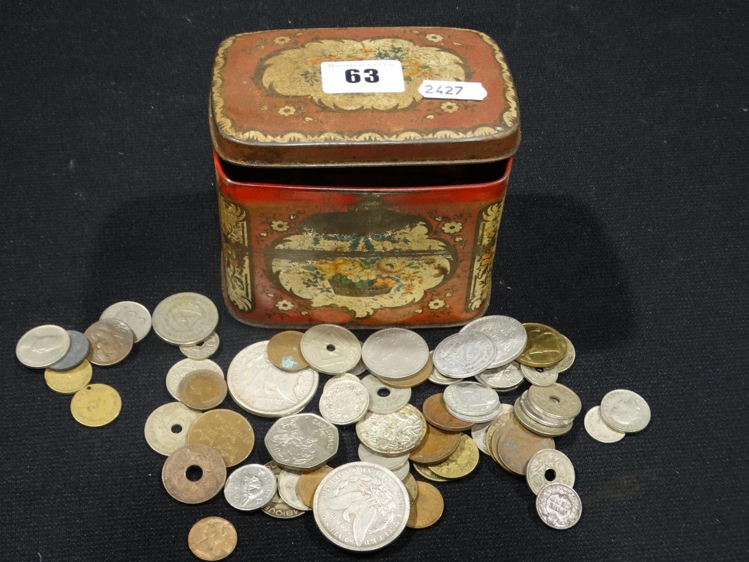 A Tin Box Of Coinage
