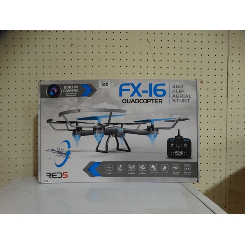 A Boxed FX16 Quadcopter Drone