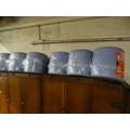 Two Packs Of Six Shop Stock Blue Roll Tissue