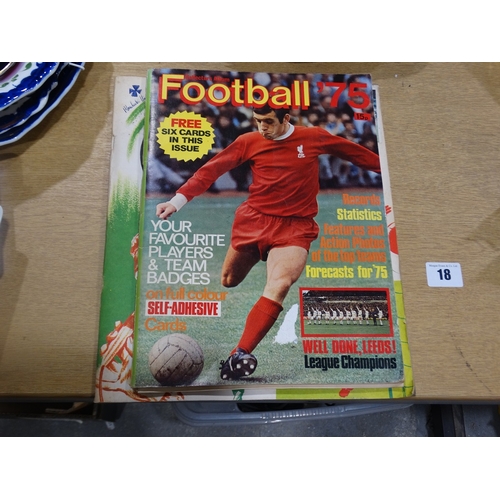 A Vintage 1970s Football Sticker Album Etc