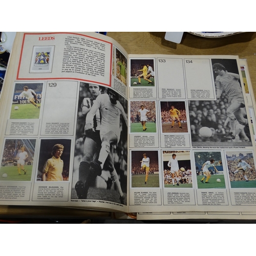 A Vintage 1970s Football Sticker Album Etc
