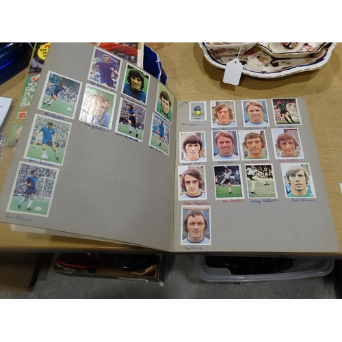 A Vintage 1970s Football Sticker Album Etc